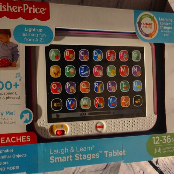 Fisher-Price | Toys | Fisherprice Laugh Learn Smart Stages Tablet Pink ...
